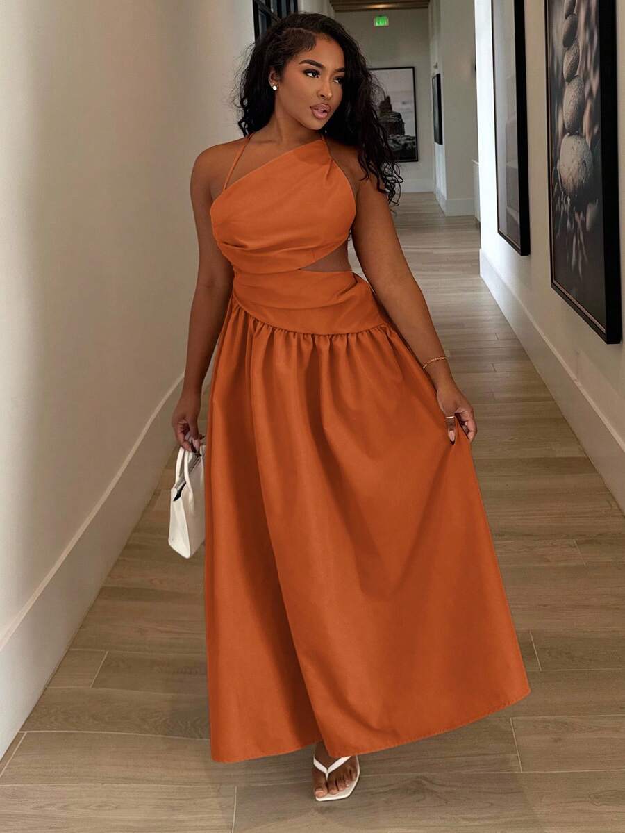 Alexandranx New Spring & Summer Casual Vacation Asymmetrical Hollow-Out ...