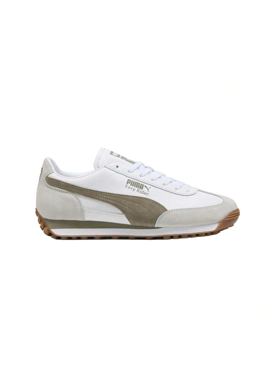 Puma Easy Rider Mix Unisex Sneakers White-Velvet Moss 399025 | Mode de ...