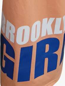 Rina Fox Women's Casual Everyday Commute Contrast Color Letter Print ...