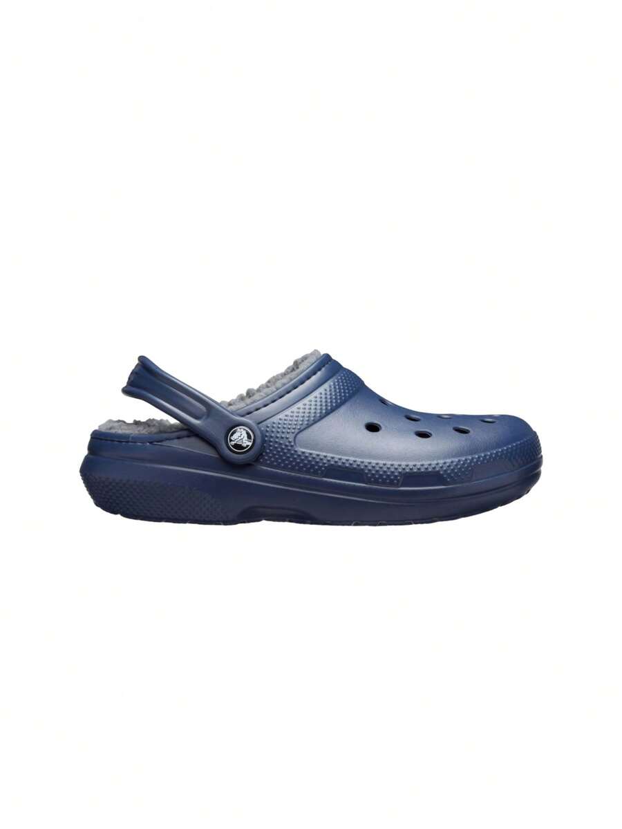 Crocs Classic Lined Unisex Clogs Navy / Charcoal CR203591 | Mode de ...