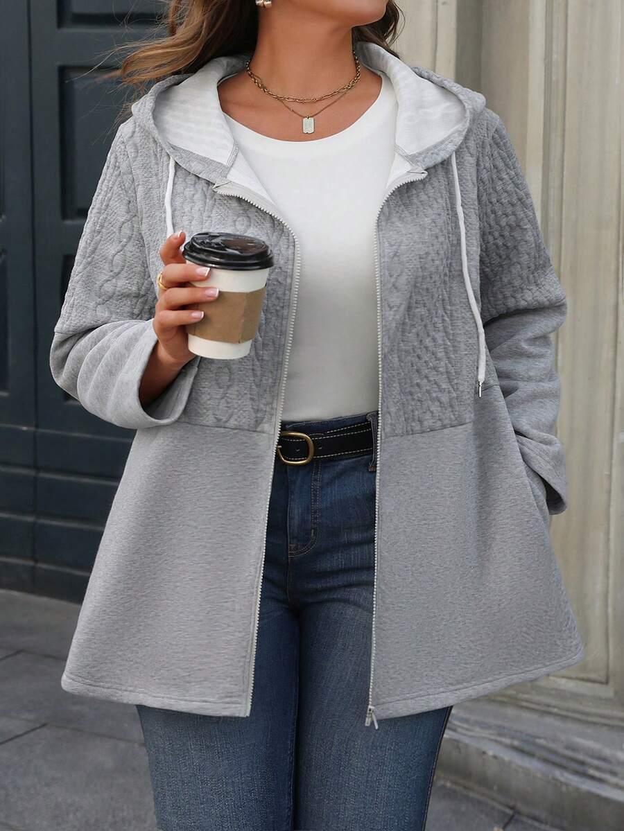 SHEIN PETITE CURVE Frauen Große Größen minimalistische hochwertige ...