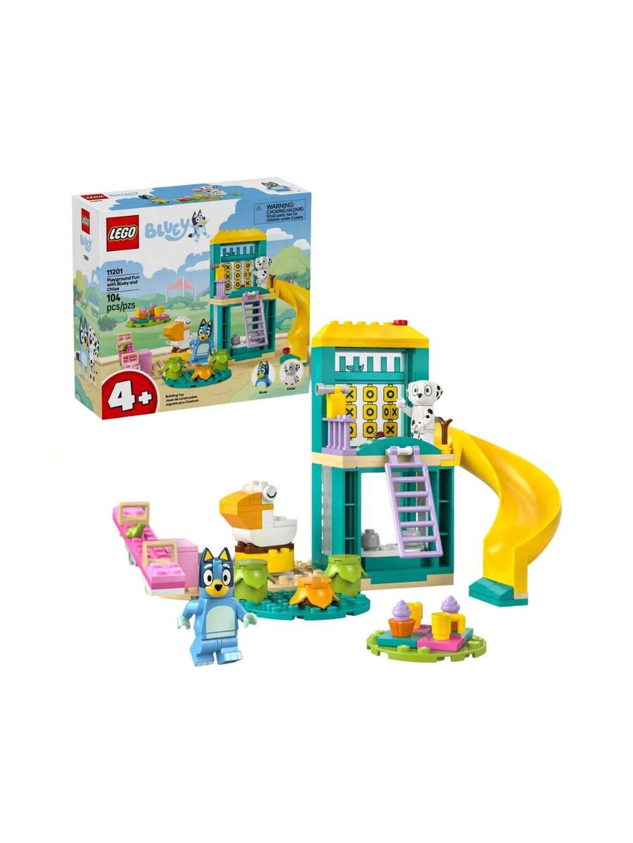 LEGO Bluey® Bluey and Chloe at the playground KIDS 4+ 11201 | Moda de ...