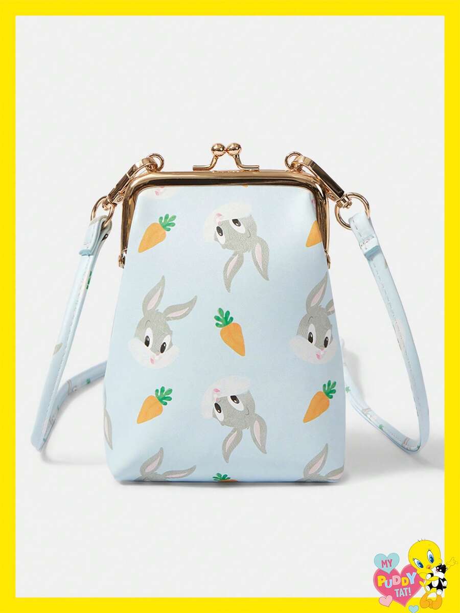 LOONEY TUNES X SHEIN Bolsa de Ombro Kawaii de Coelho Azul, Moda ...