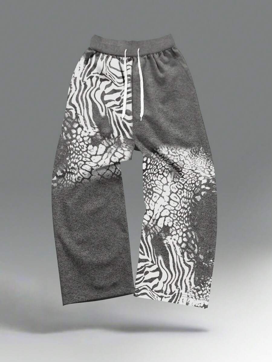 Manfinity EMRG Men's Fashion Animal Print Drawstring Waist Sweatpants for Sale Australia| New ...