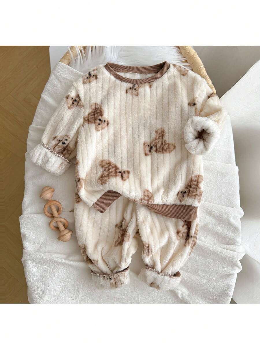 Loomiva 2 Peças Conjunto de Moletom de Manga Longa com Gola Careca e ...