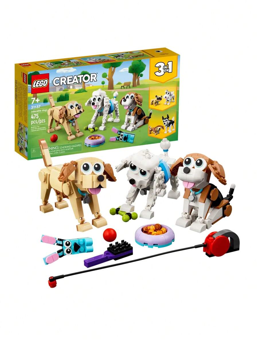 LEGO Creator® Cute dogs GIRLS FIRST 31137 | SHEIN Nederland