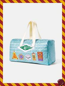 HARRY POTTER X SHEIN Bolsa Sacola Fofa de Grande Capacidade com Estampa ...