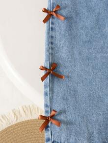 SHEIN Genkimix Kids Young Girls Summer New Simple Collar Splice Color ...