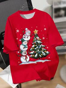 Tween Boy Christmas Family Matching Outfit, Cute & Fun Snowman ...