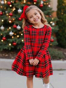 Emery Rose Kids Emery Rose Kids Young Girls Red Plaid French Elegant ...
