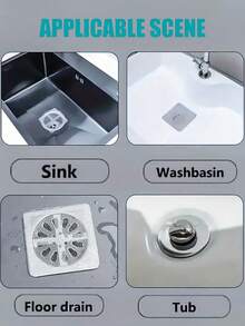 10pcs~100pcsDisposable Drain Filter Cover, Shower Drain Hair Collector ...