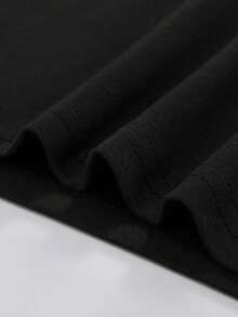 ROMWE MEN Goth Camiseta de manga corta con estampado de ojo gótico para ...