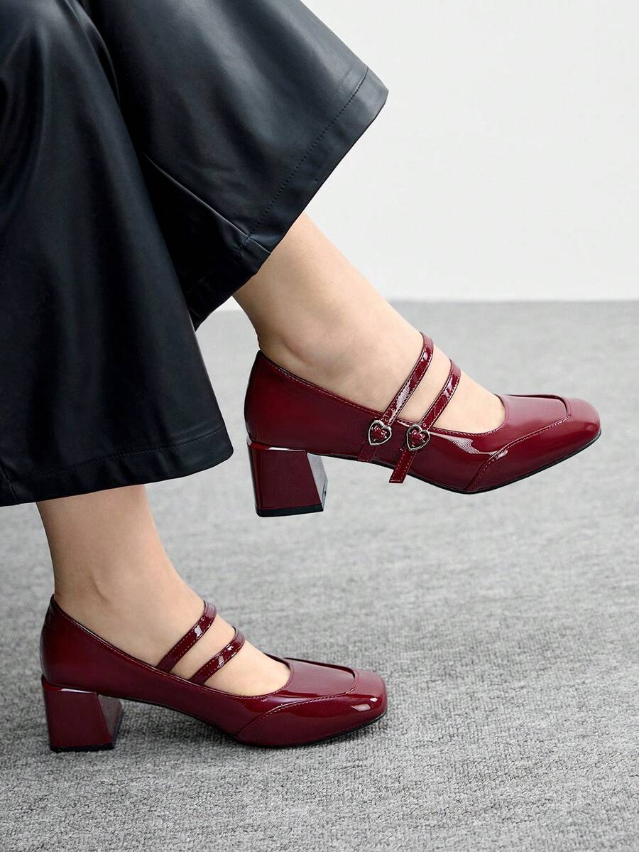 CUCCOO BIZCHIC Elegante Pendelschuh-Pumps für Damen mit Schnalle ...