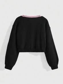 ROMWE Goth Cárdigan de mujer de talla grande con bordados de sol, luna ...