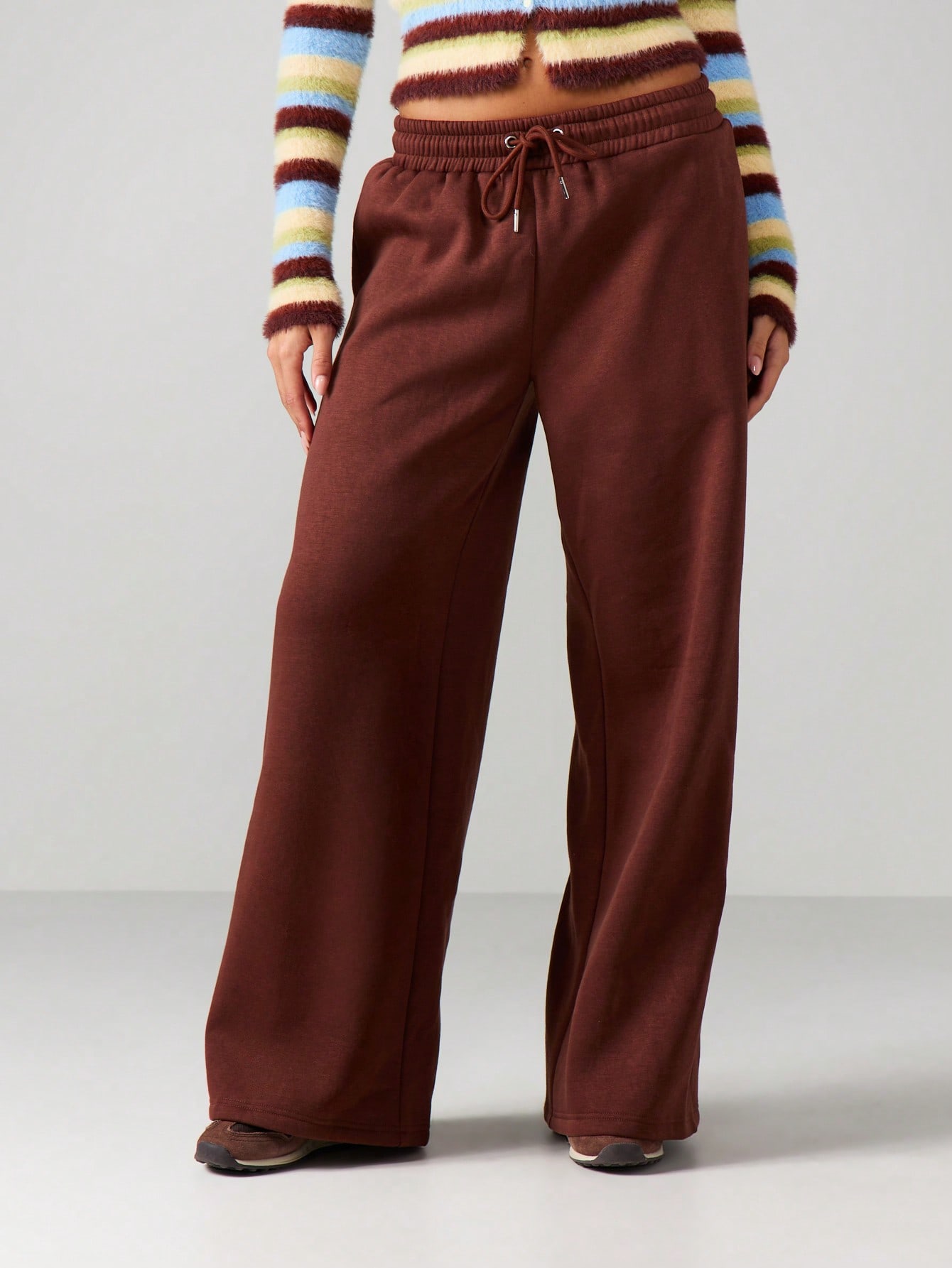 MISSGUIDED Wide Leg Drawstring Joggers With Elastic Waist｜MISSGUIDED