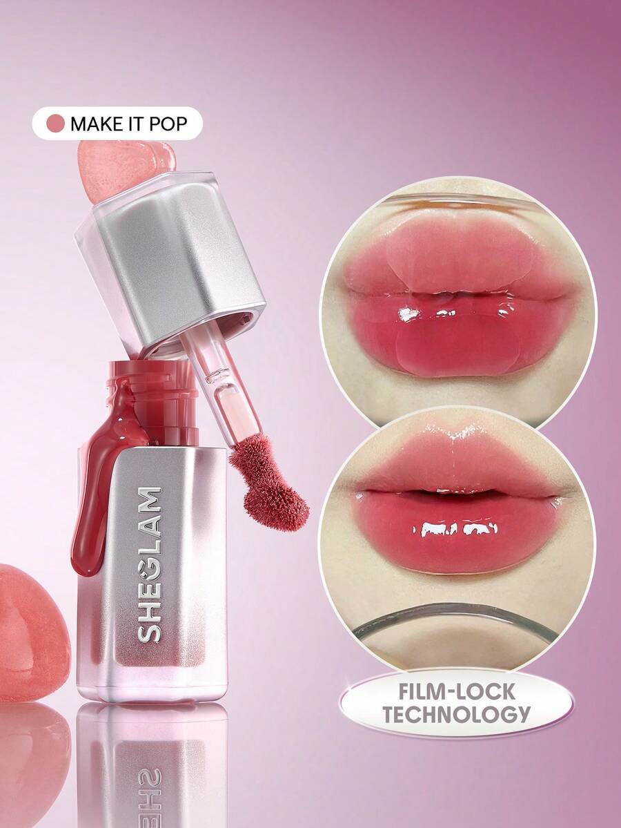 SHEGLAM Glass Lock Air Gloss-Make Lt Pop Lip Combo Brand Beauty Makeup ...