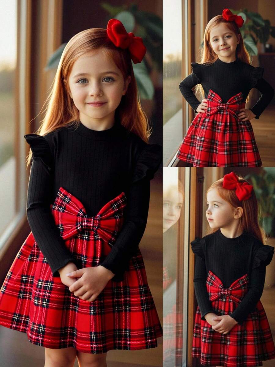 Emery Rose Kids Emery Rose Kids Young Girl 2 Pcs/Sets Cute Plaid ...