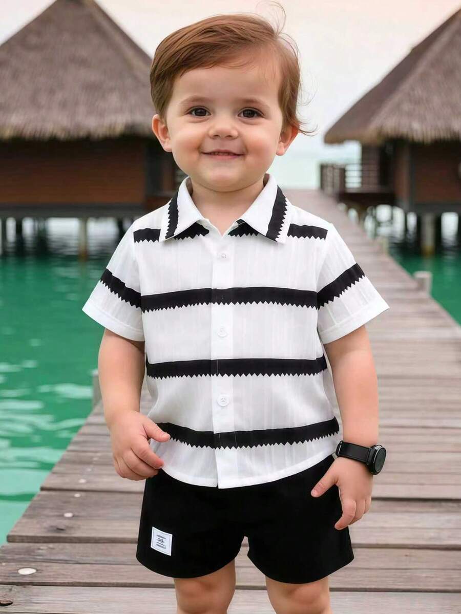 6M-3T Conjunto Casual de Verão para Bebê Recém-Nascido Menino/Unissex ...