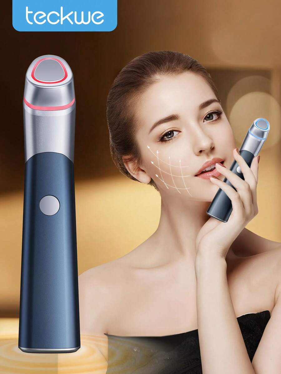 Teckwe Red Blue Led Light EMS Microcurrent Face Massager Eye Massager ...