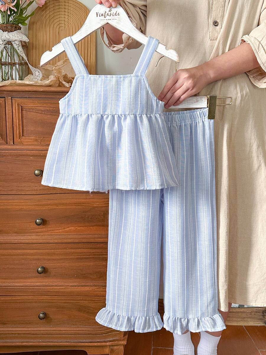 Vintaside Kids Kleine Mädchen Ärmellos Stilvolle Bluse und Einfache ...