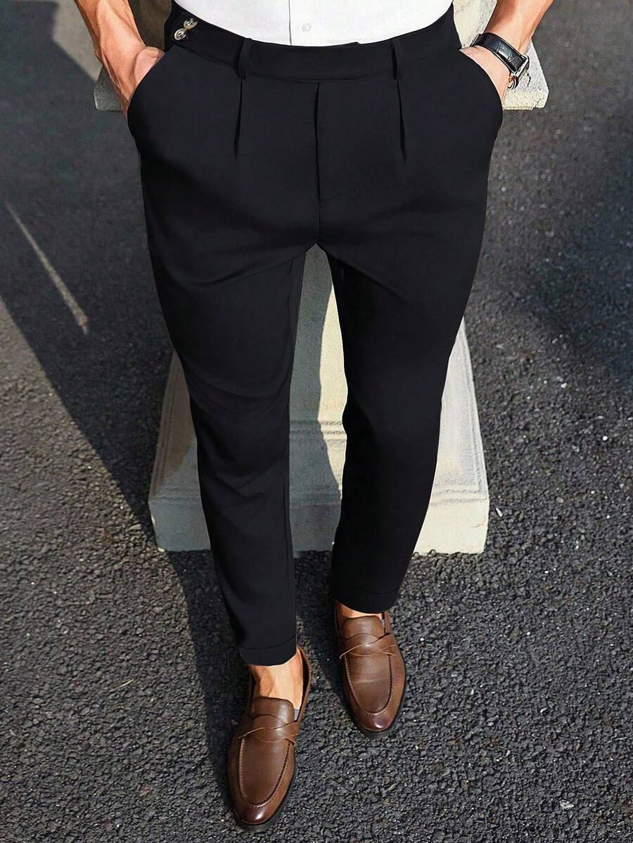 Manfinity Bizformal Pantalon de costume décontracté slim homme, couleur ...