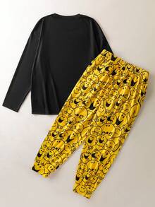 Mr Men Little Miss X SHEIN Herren bequemer Loungewear-Set mit Cartoon ...