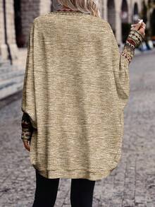 SHEIN Frenchy Jaqueta Leve Estampada Estilo Boho Feminina, Adequada ...