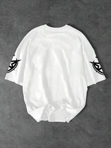 Manfinity Campus Court Camiseta Casual Masculina de Manga Curta com ...