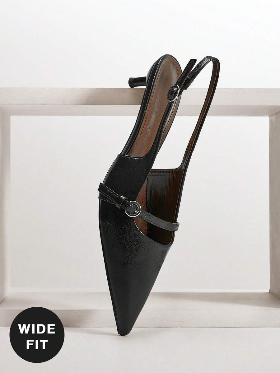 SHUZIA Damen Pumps mit weiter Passform, spitzer Zehenpartie, elegantes ...