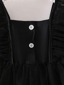 SHEIN Baby Girls' Summer Korean Style Fitted Cute Pink Woven Patchwork ...