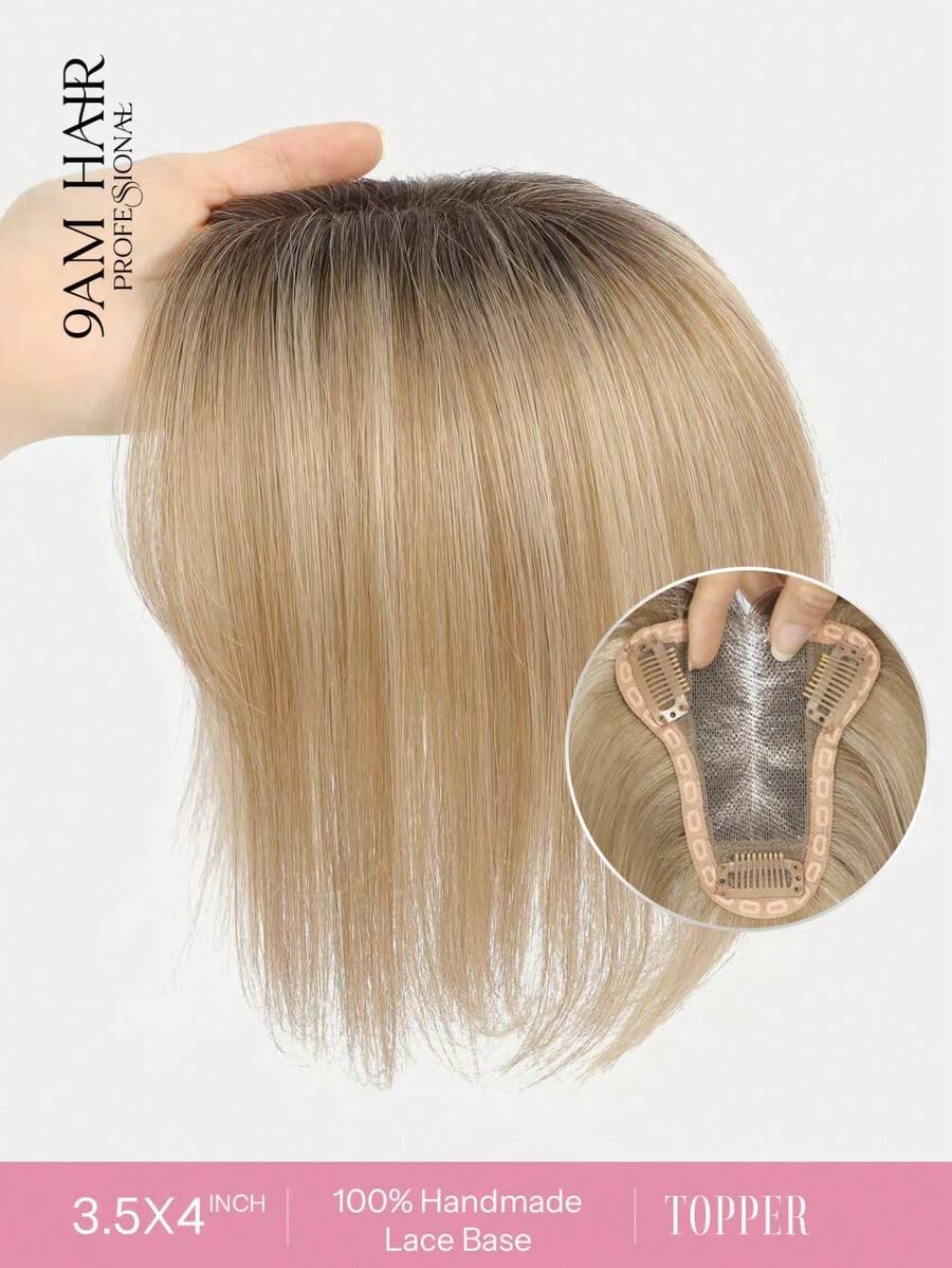 10 pulgadas Postizos para mujeres de cabello humano real, postizos para ...