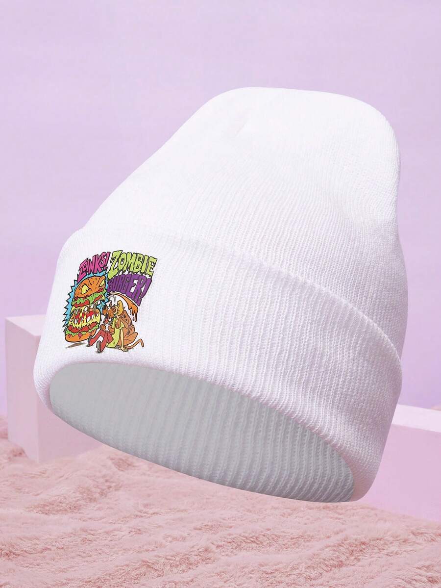 SCOOBY-DOO X SHEIN Beanie Mütze mit Buchstaben- und Cartoon-Figur ...