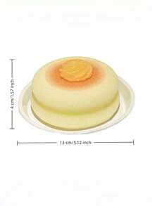 Joivida Esponja de Banho em Formato Fofo de Pudim Soufflé, Aumentada e ...