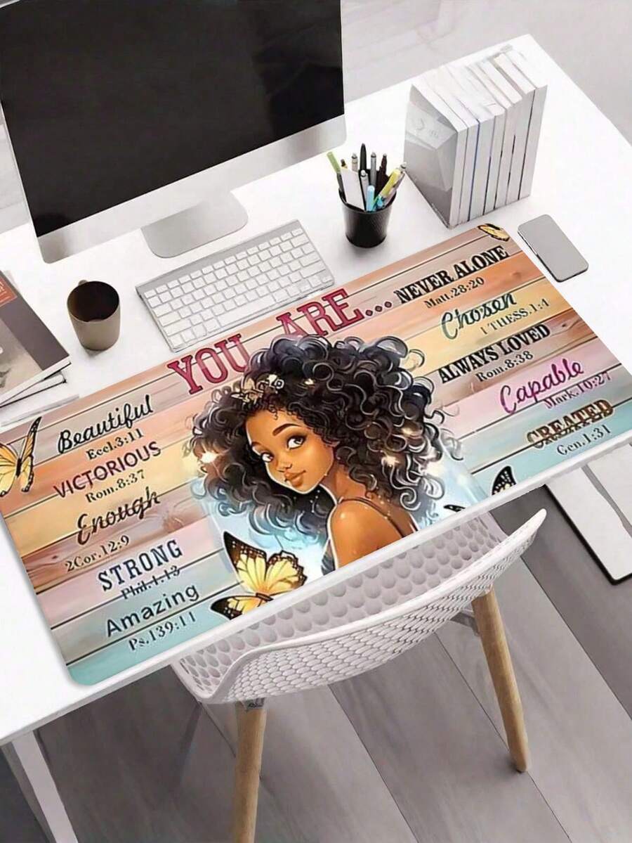 1 Peça Mousepad de Arte Fofo de Desenho Animado, Estético, Grande ...