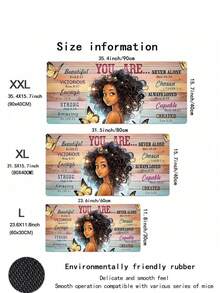 1 Peça Mousepad de Arte Fofo de Desenho Animado, Estético, Grande ...