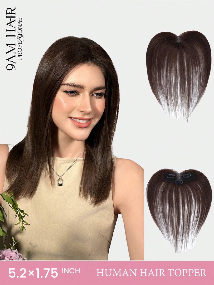 Topetes de Cabelo de 10 Polegadas para Mulheres, Cabelo Humano Real ...