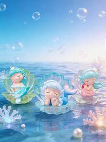 Caja ciega (sin relleno de peluche) Figura decorativa linda de sirena ...