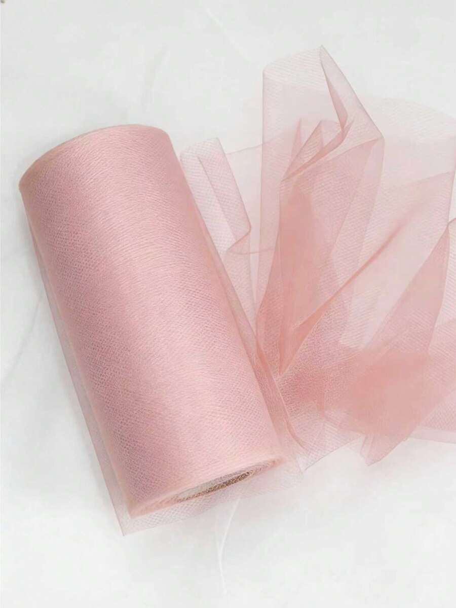 1 Peça 15cm*2200cm Rolo de Tule de Tutu de Ballet Rosa para DIY ...