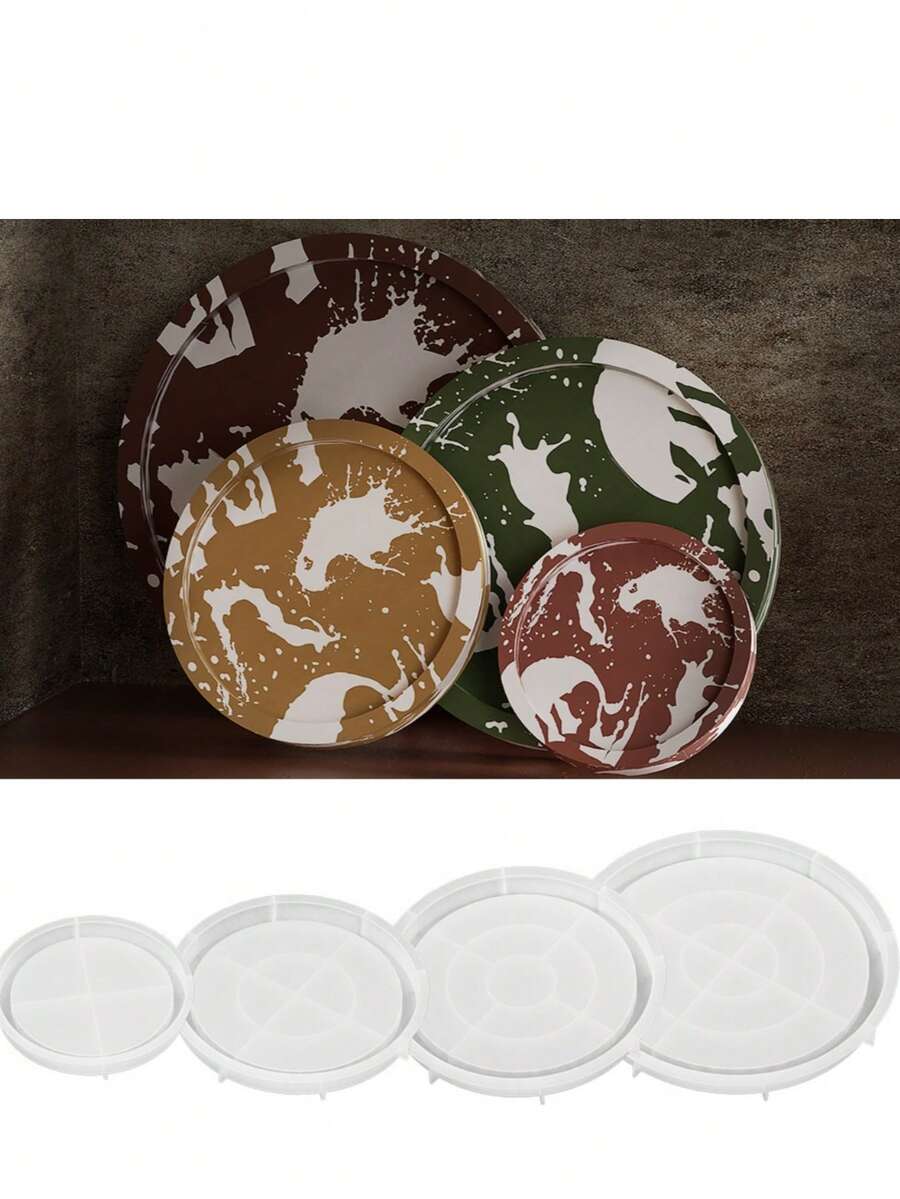 Moldes de silicona para fundir resina en forma de bandeja ovalada ...