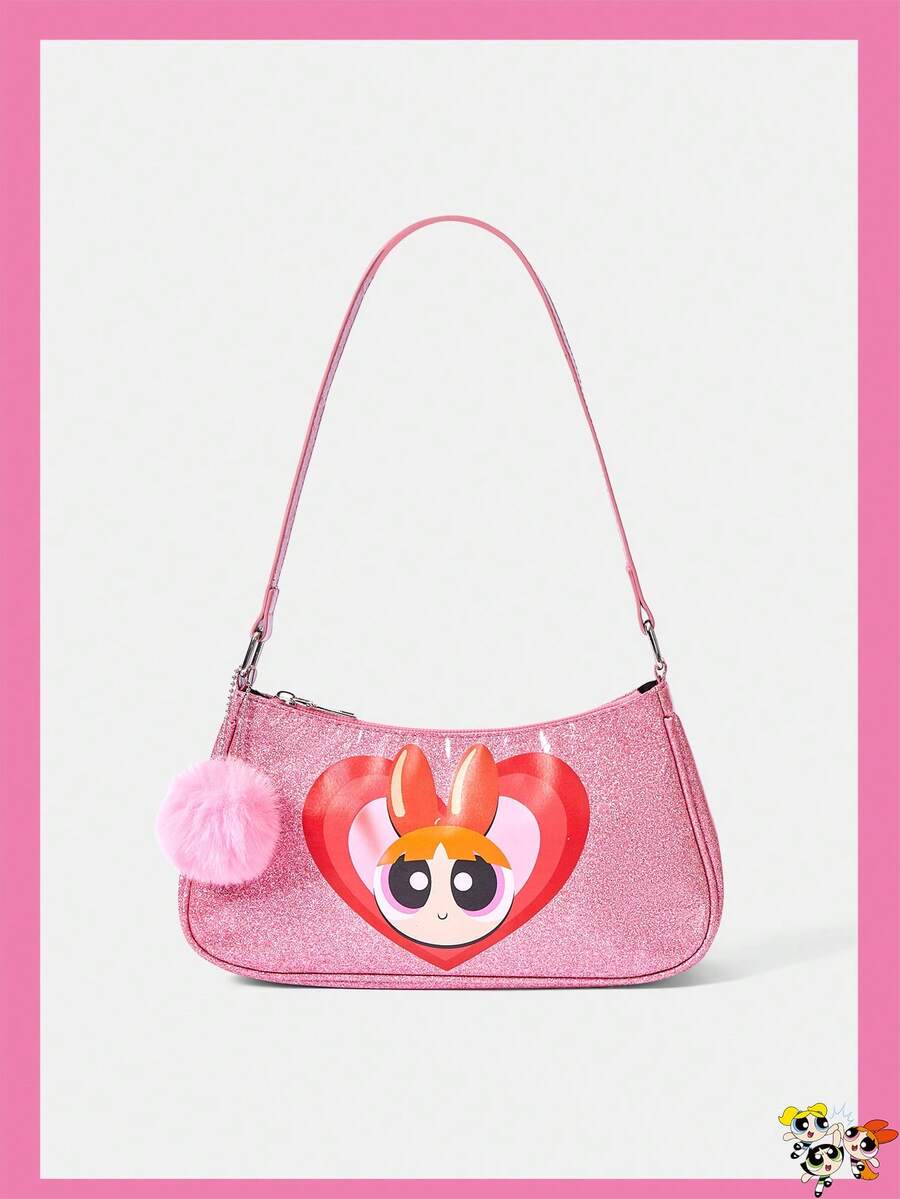 THE POWERPUFF GIRLS X SHEIN Bolsa de Ombro Minimalista Personalizada ...