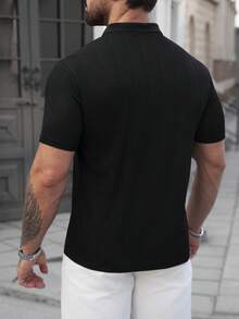 Manfinity CasualCool Men's Solid Color Minimalist Daily Wear Short ...