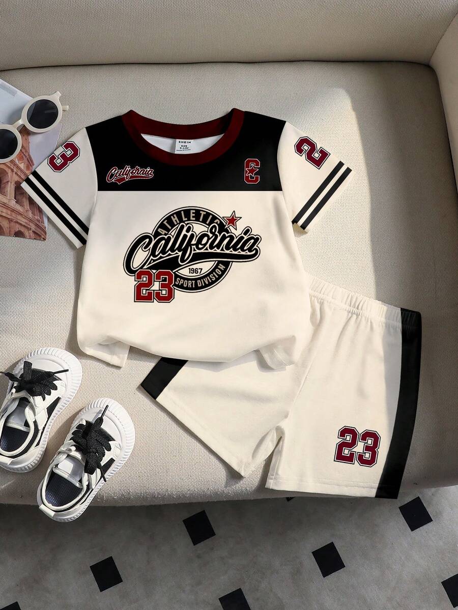 Genkimix Kids 1 Set Young Boys Casual Sports Style Numeric 23 ...