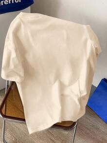 Manfinity Joysei Camiseta Casual de Manga Curta com Gola Redonda ...