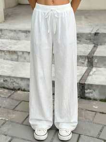 SHEIN Tween Girls Daily Wear Outfits Casual Basic Elastic Waistband ...