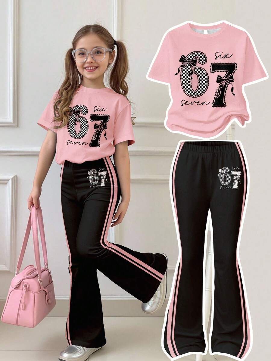 SHEIN Black & Pink, Casual Fashion Creative Personalized Fresh High-End ...