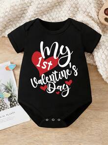 SHEIN Playful Pals Valentine's Day Baby Boys' Casual Fashion Creative ...