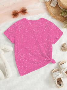 Girls' Casual Creative Personalized Refreshing Cute Minimalist Fuchsia ...