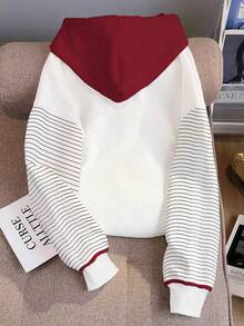 Resyla Women's Casual Everyday Commute Heart Patchwork Striped Print ...