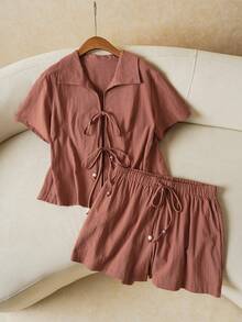 Elaquor Plus Size Women's Dusty Rose Summer Smart Casual Everyday ...