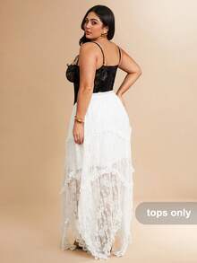 SHEIN BAE Plus Size Women Lace Patchwork Blouse for Sale Australia| New ...